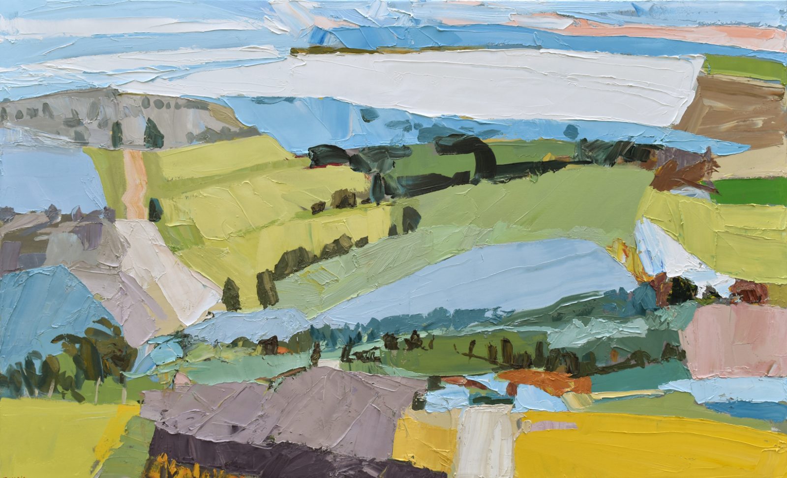 Contemporary abstract landscapes by South Australian artist Lise Temple