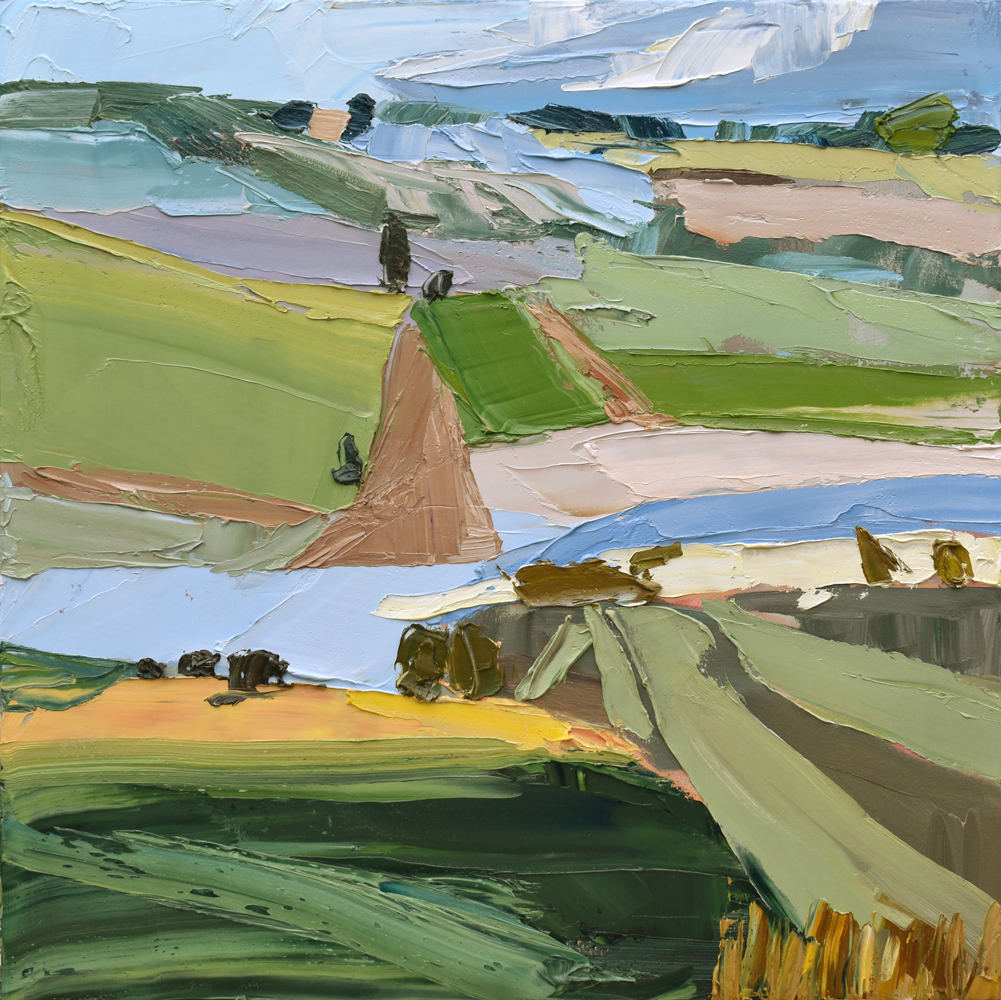 Contemporary abstract landscapes by South Australian artist Lise Temple