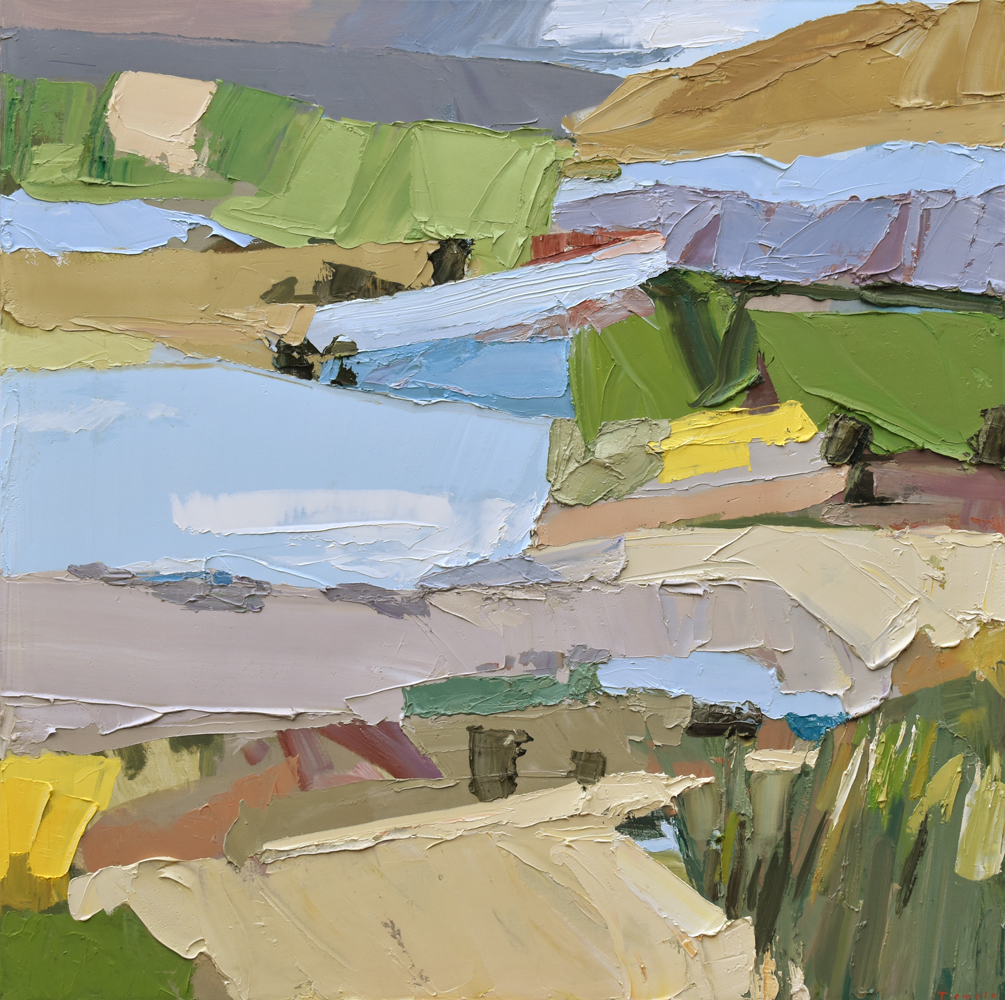 Contemporary abstract landscapes by South Australian artist Lise Temple